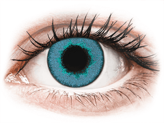 TopVue Daily Color - Brilliant Blue - power (2 daily coloured lenses ...